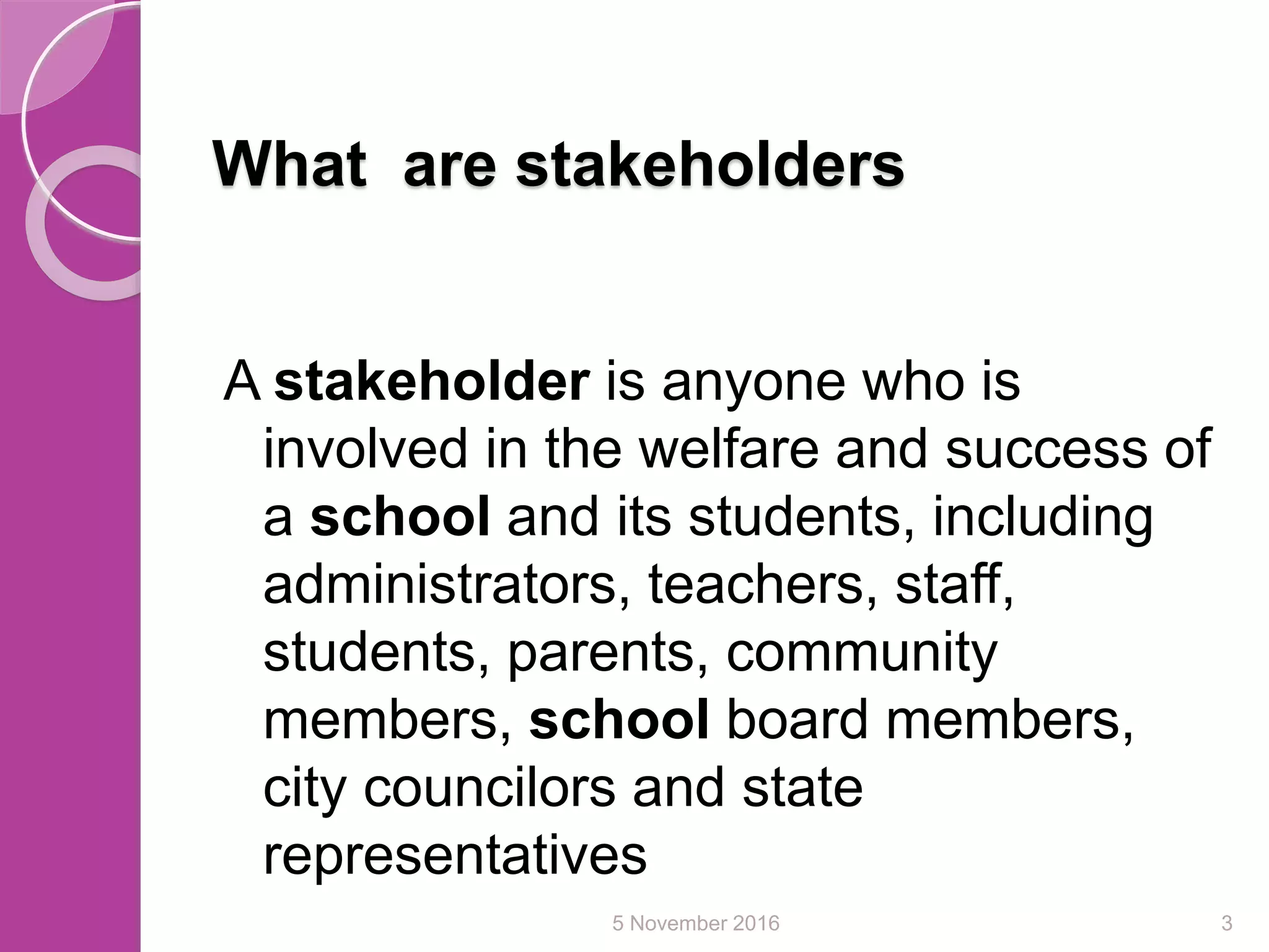 Role of stakeholders in getting all children enrolled | PPTX