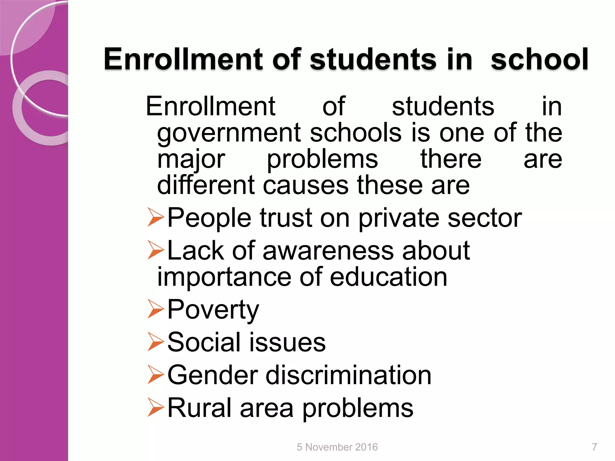 Role of stakeholders in getting all children enrolled | PPTX