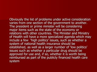 Role of state in health policy | PPT