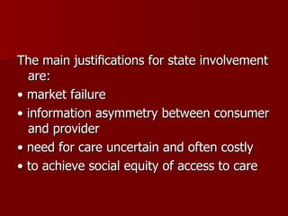 Role of state in health policy | PPT