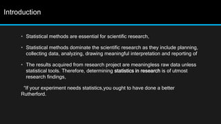 Role of Statistics In Research.pptx