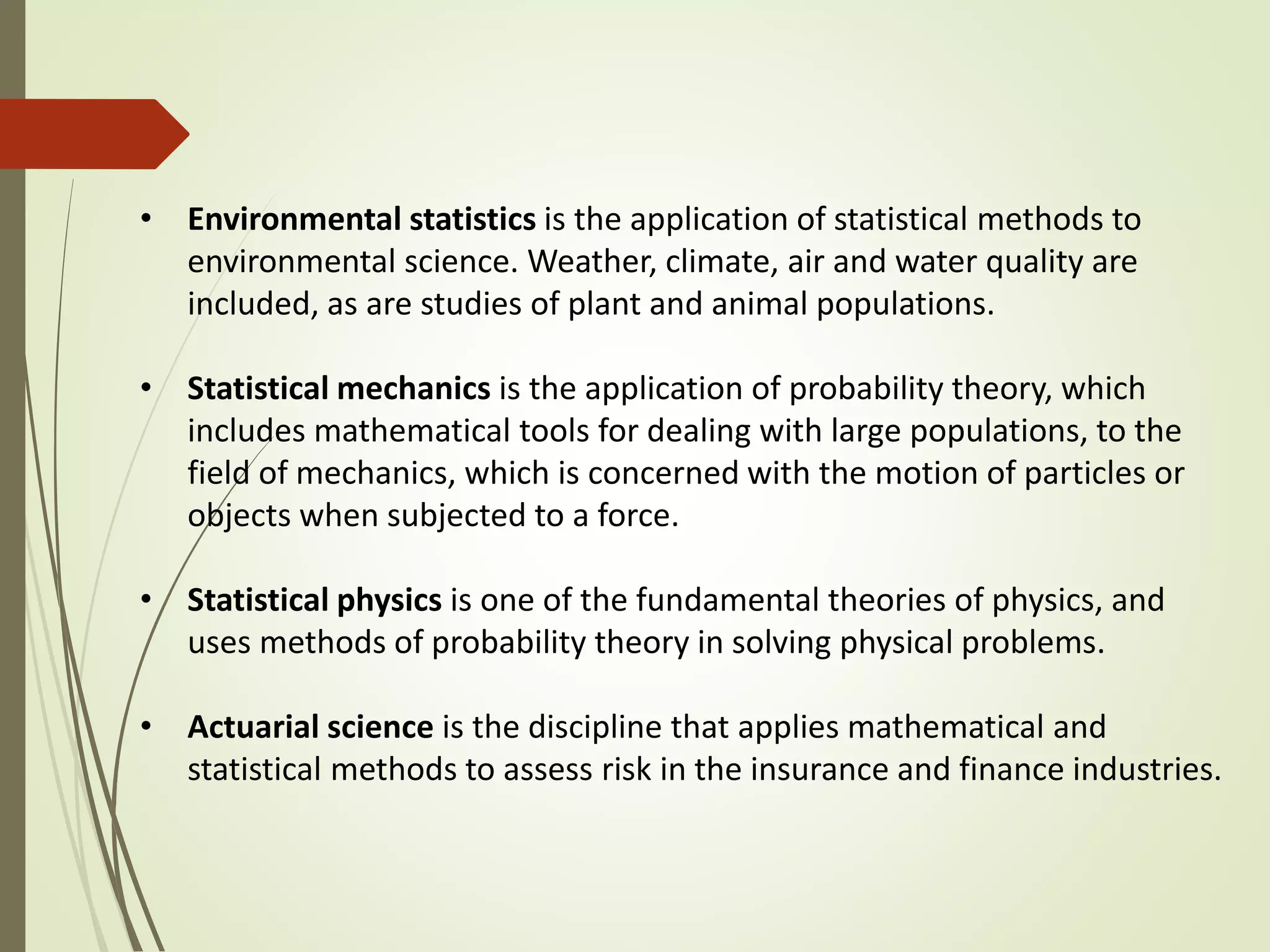 Role of Statistics in Scientific Research | PPTX