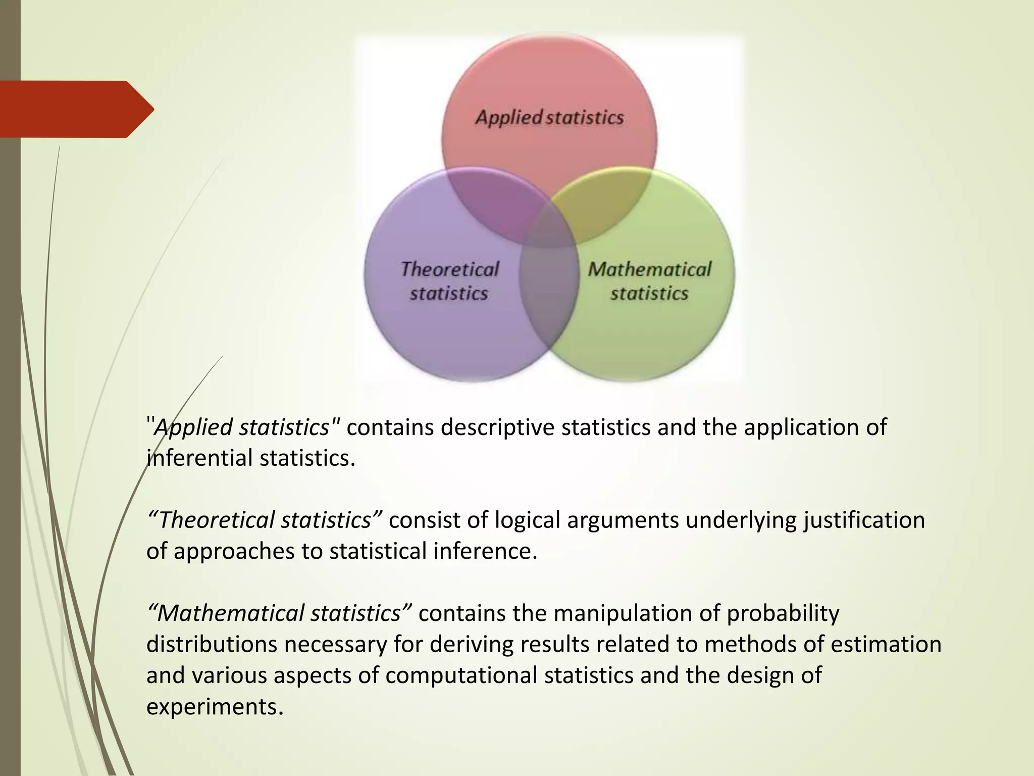 Role of Statistics in Scientific Research | PPTX