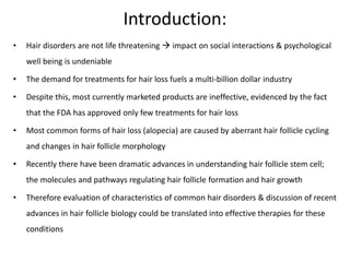 Role of stem cell in hair loss | PPT