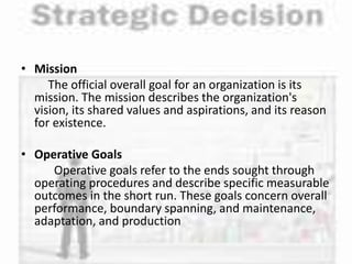 Role of strategic direction | PPTX | Business | Business and Finance