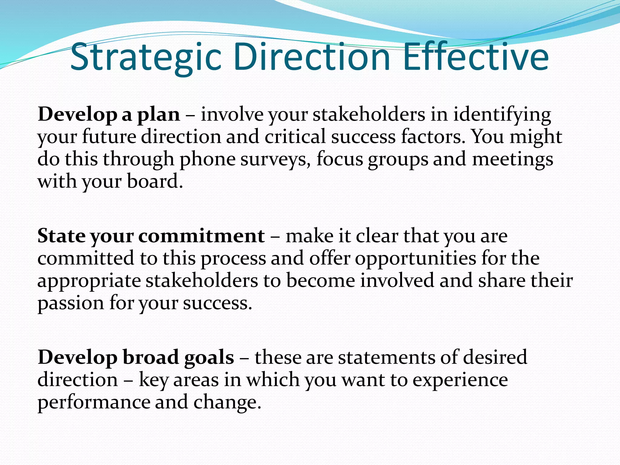 Role of Strategic Direction in Organization Design | PPTX | Business ...