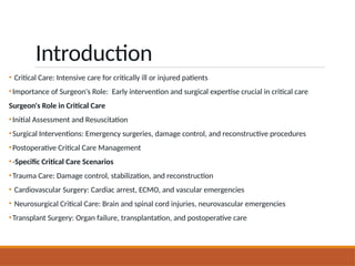 role of surgeons in critical care and icu.pptx