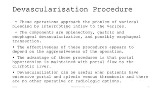 ROLE OF SURGERY IN PORTAL HYPERTENSION evolving.pptx