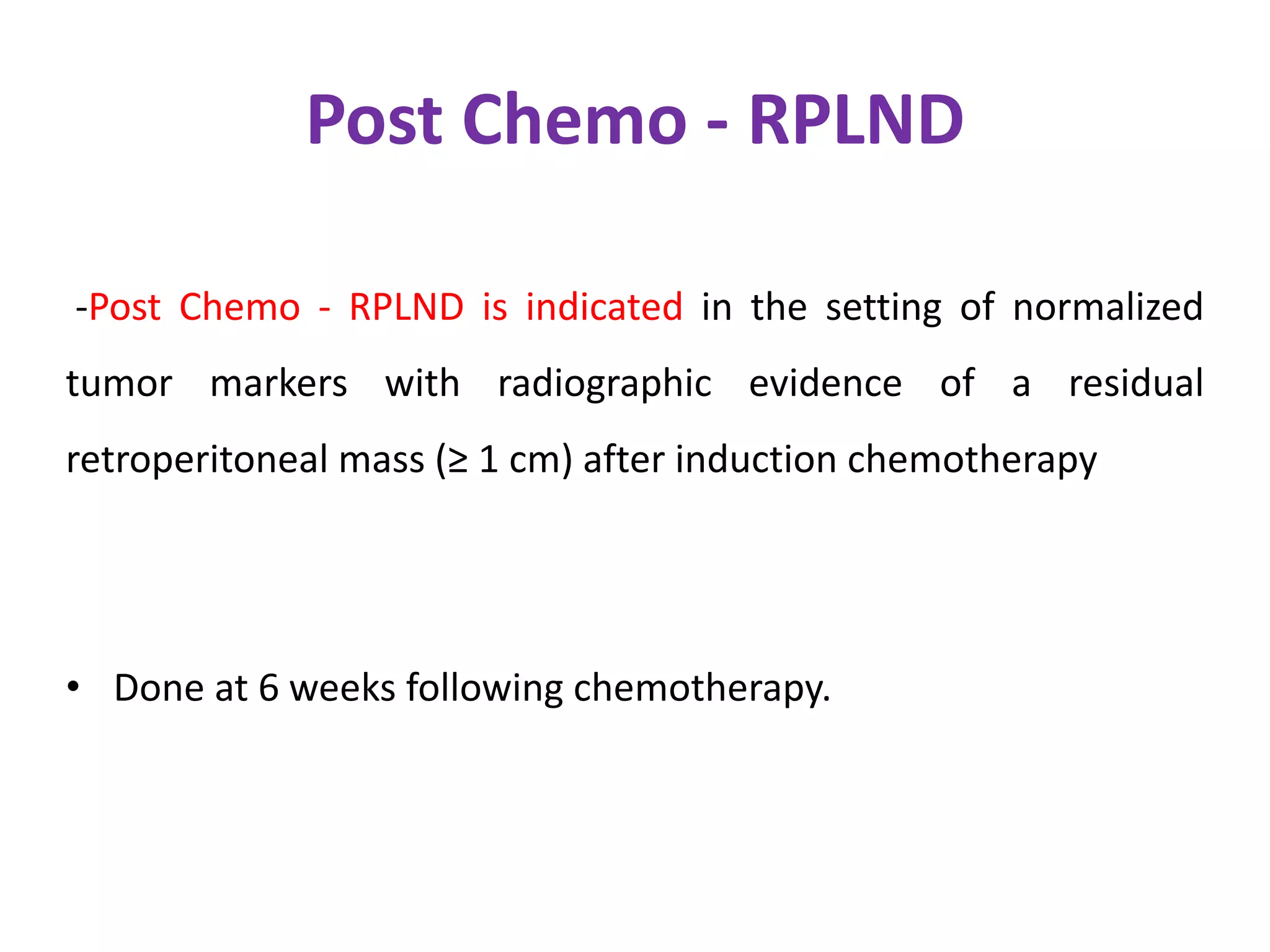 Role of surgery in testicular cancer | PPTX