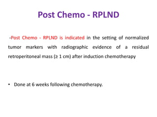 Role of surgery in testicular cancer | PPTX