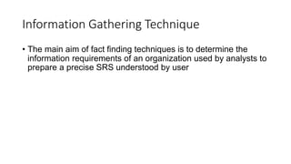 Role of System Analyst: Information Systems Analysis and Design | PPTX