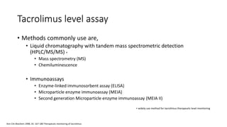 Role of Tacrolimus in Transplantation.pptx