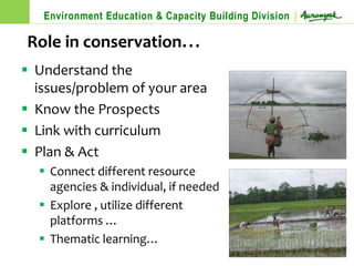 Role of Teacher in Conservation | PPTX