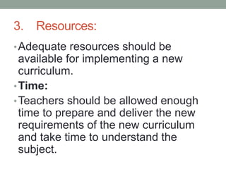 Role of teacher in curriculum implementation | PPTX