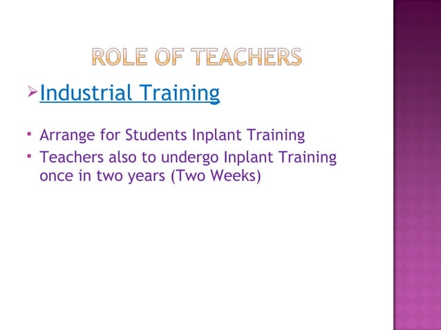 Role of teachers | PPT