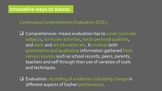 Role of teaching in assessment. | PPTX
