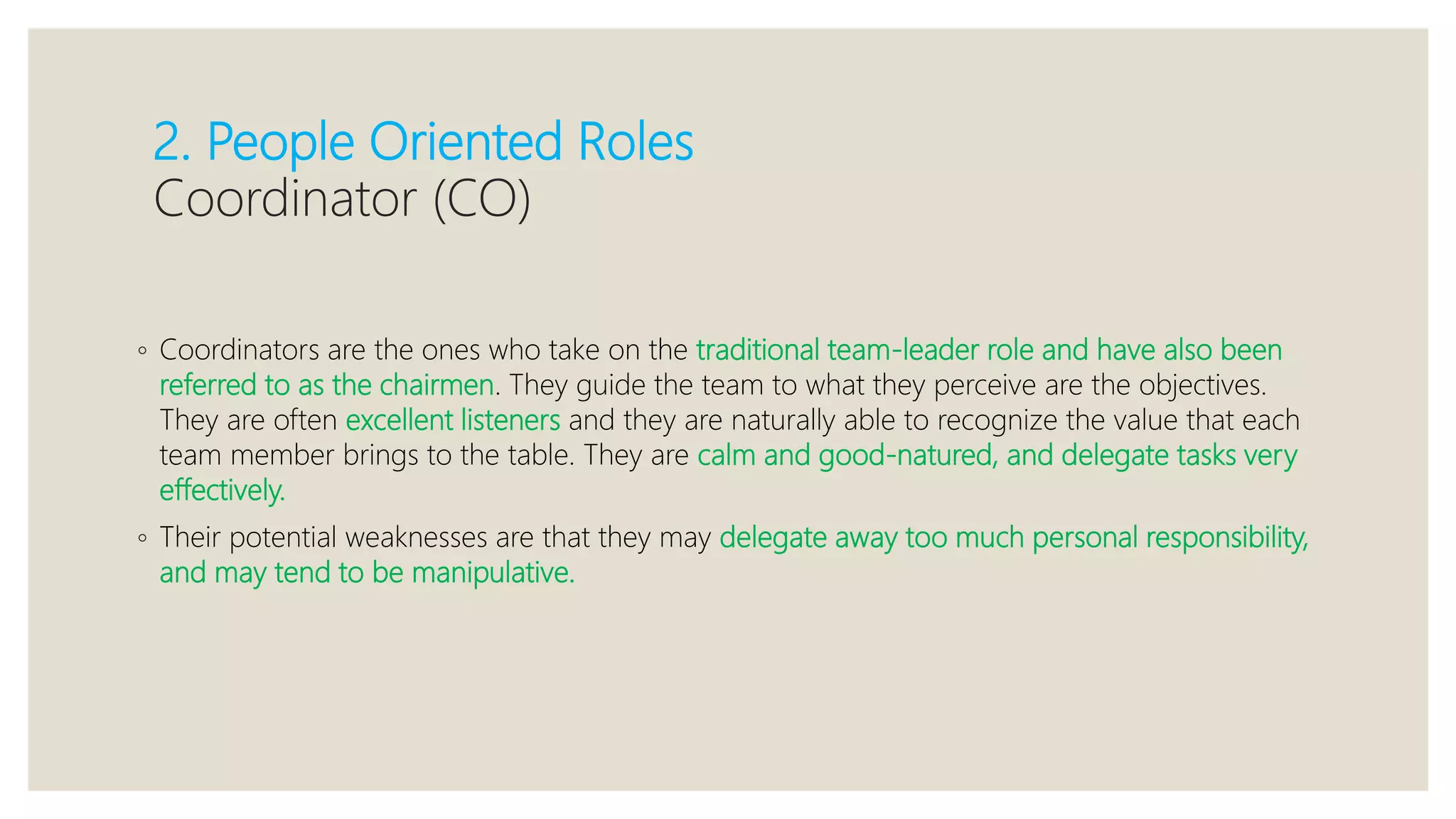 Role of team leader, Qualities of Effective Team Leader, Belbin Team ...