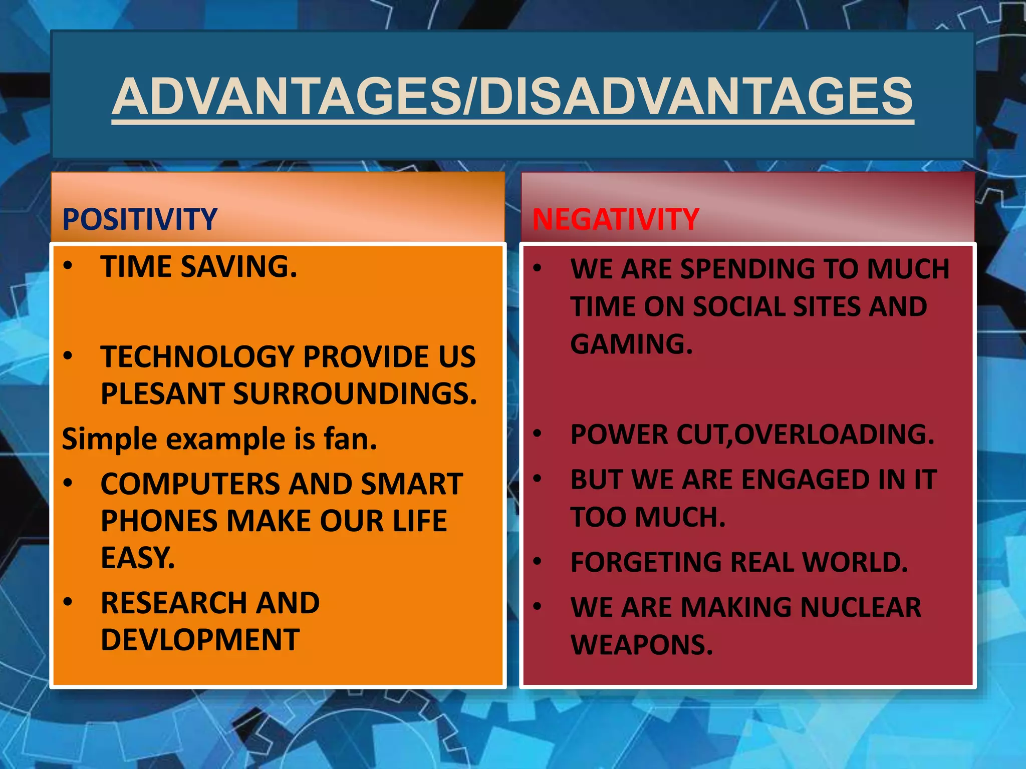 Role of technology | PPTX