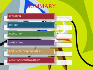 Role of technology | PPTX