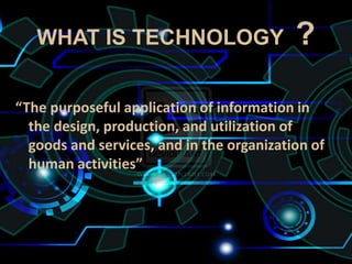 Role of technology | PPTX