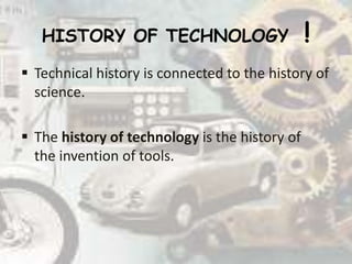 Role of technology | PPTX