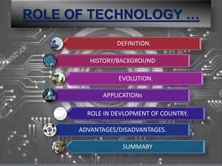 Role of technology | PPT