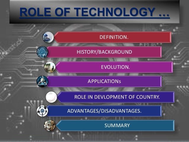 Role of technology