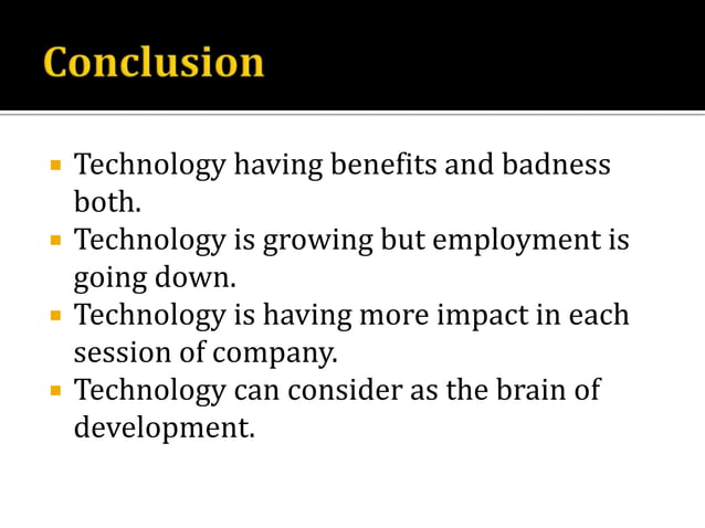 Role of technology | PPTX