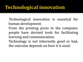 Role of technology | PPTX