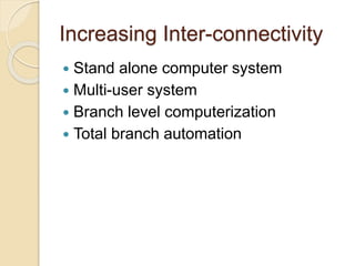 Role of technology in banking | PPTX