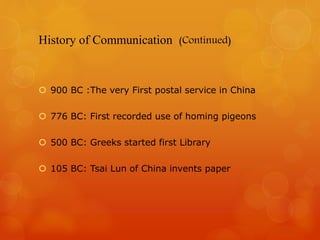 History & Role of Technology in Business Communication. | PPT