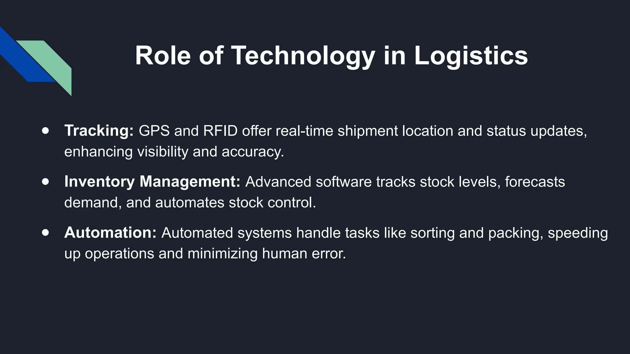 Role of Technology in Logistics and SCM.pptx