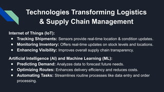 Role of Technology in Logistics and SCM.pptx