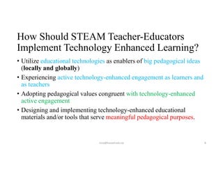 Role of Technology in STEAM Education | PDF