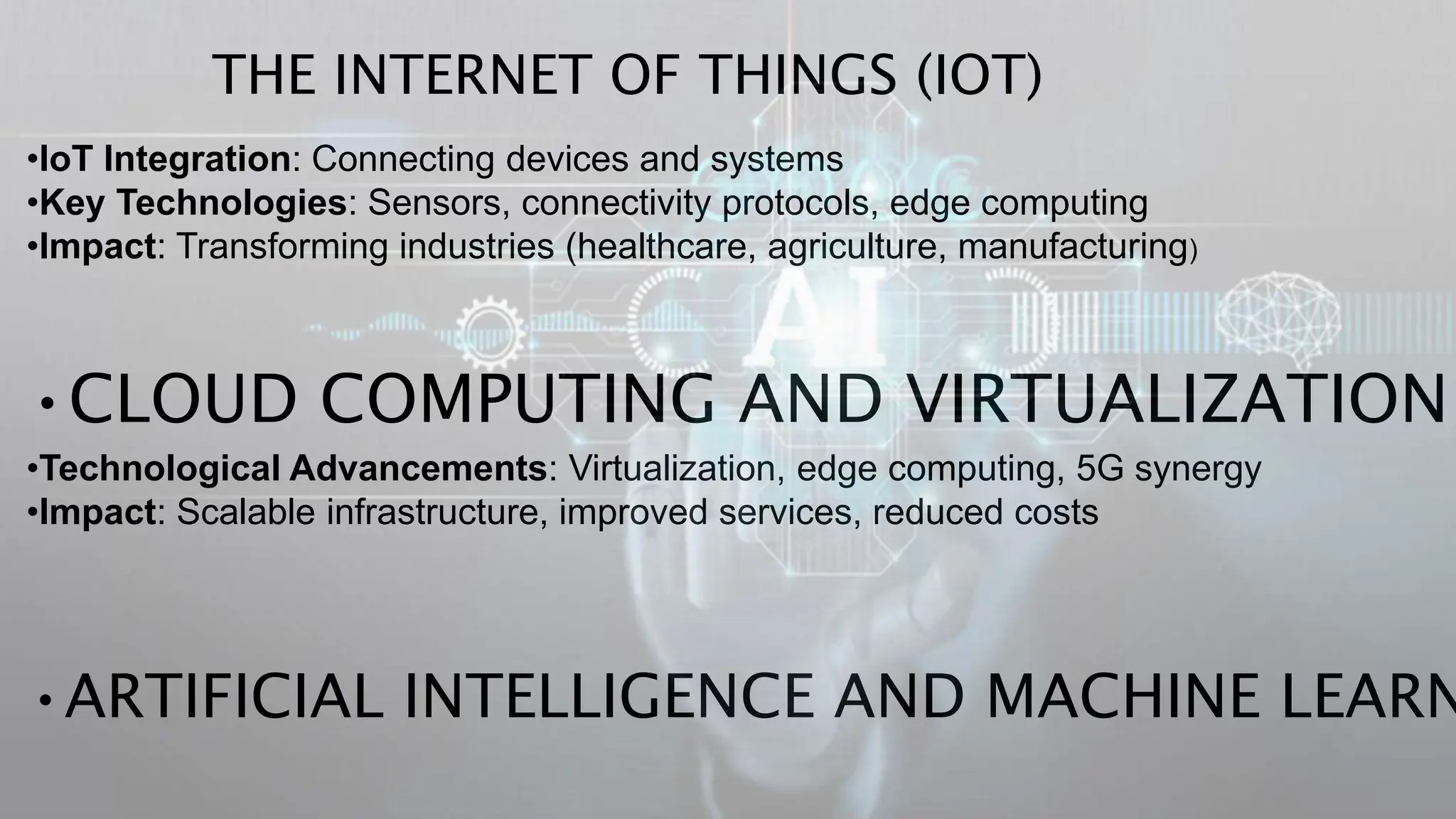 Role Of Technology In Telecommunication Sector Pptx