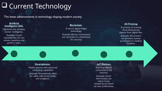 role of technology .pptx role of technology in human life | PPTX