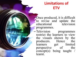 Role of television | PPTX