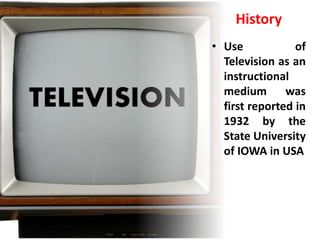 Role of television | PPTX