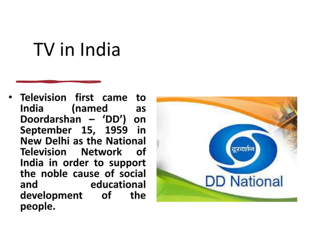 Role of television | PPT