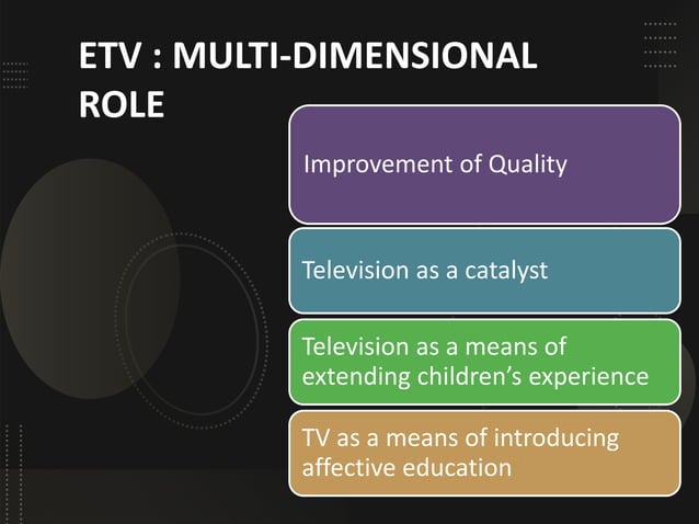 Role of television in Education | PPTX