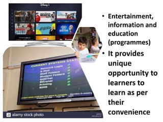 Role of television in Education | PPTX