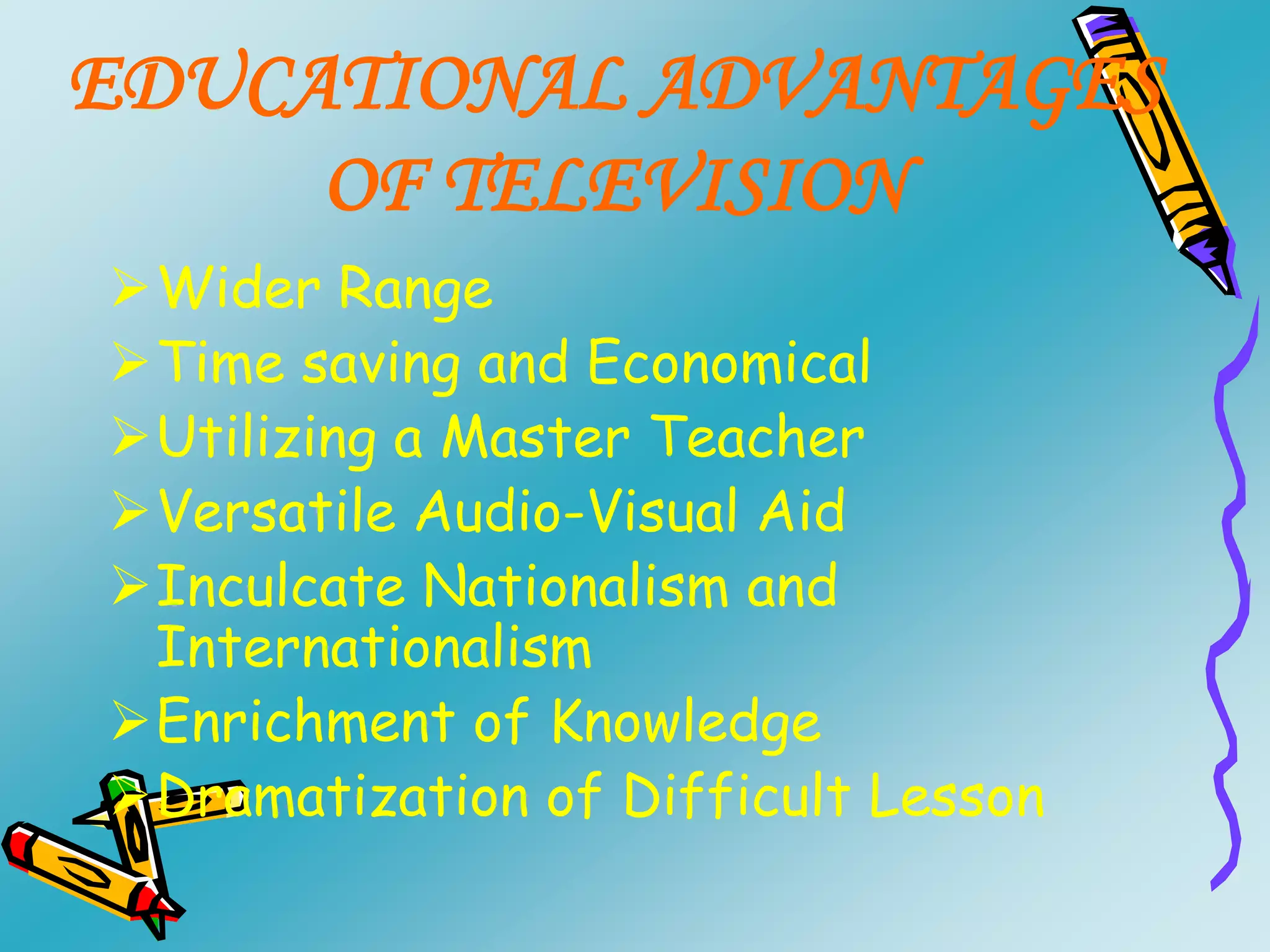 Role of television in education | PPT