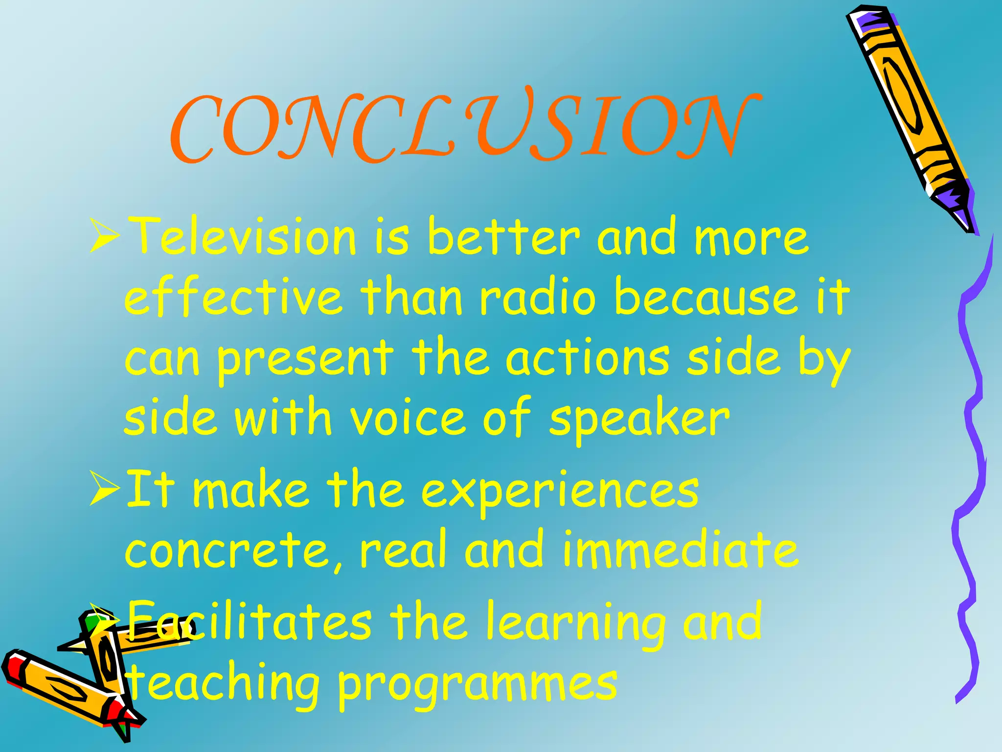Role of television in education | PPT
