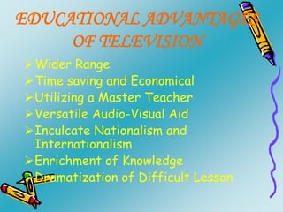 Role of television in education | PPT
