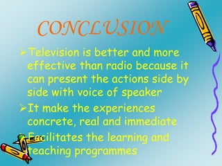 Role of television in education | PPT