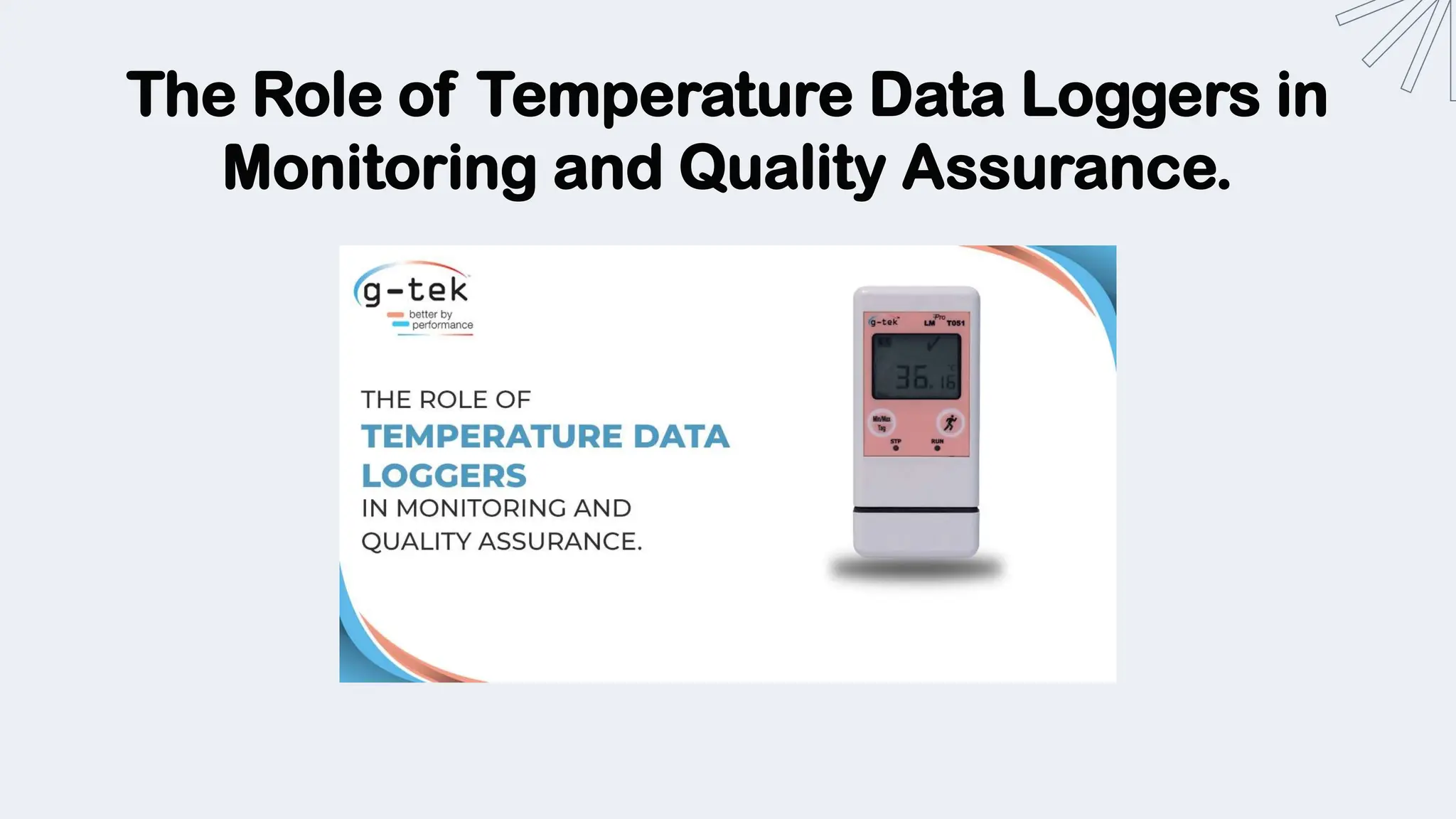 Role of Temperature Data Loggers and Monitor Vaccine Temperature from ...