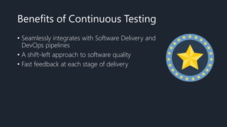 Role of Test Automation in Modern Software Delivery Pipelines | PPT