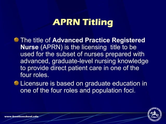 Role of the aprn | PPT