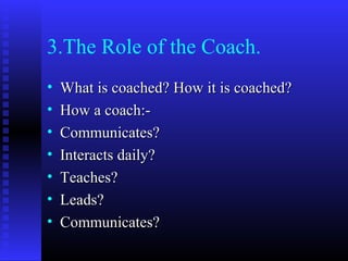 Role of the_coach | PPT