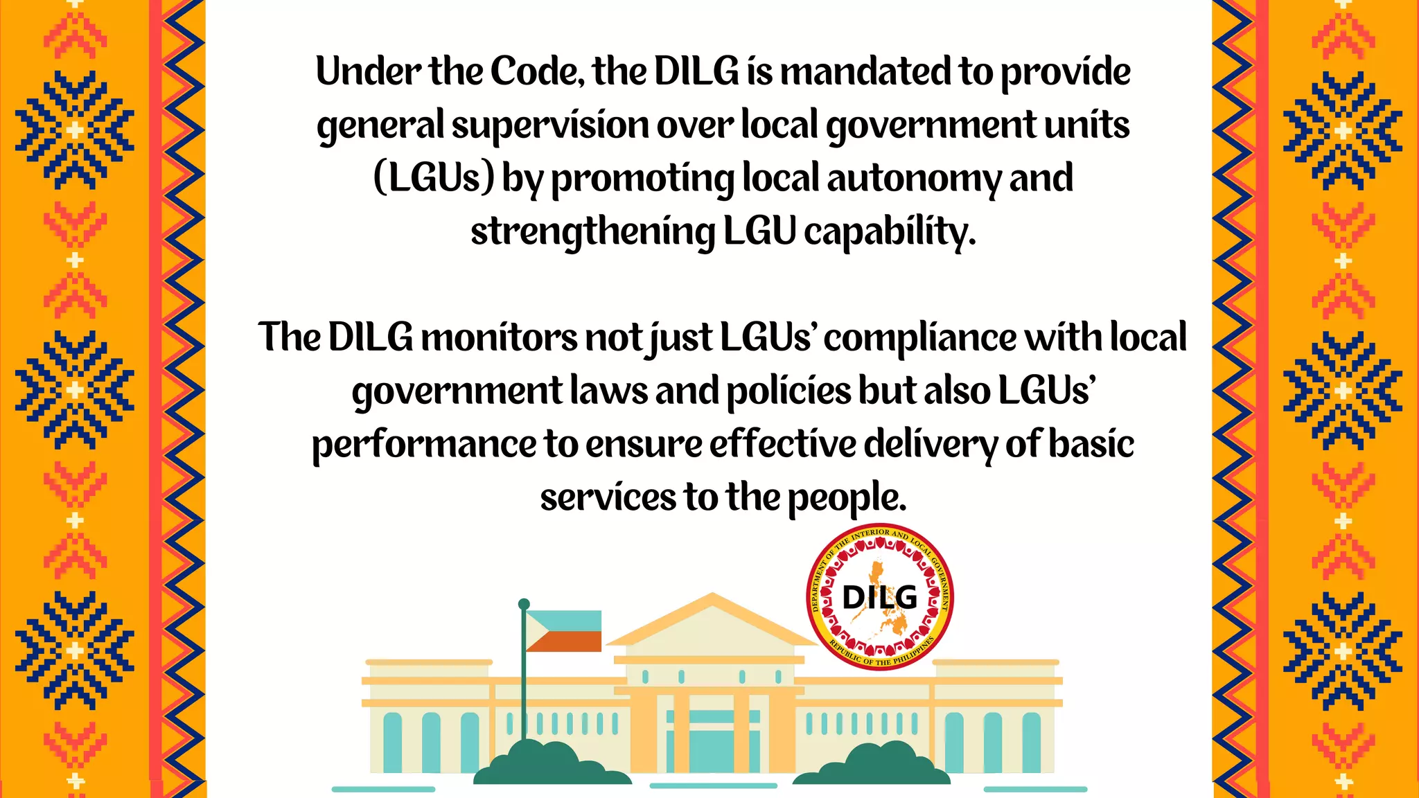 Role of the Department of Interior and Local Government in Local ...